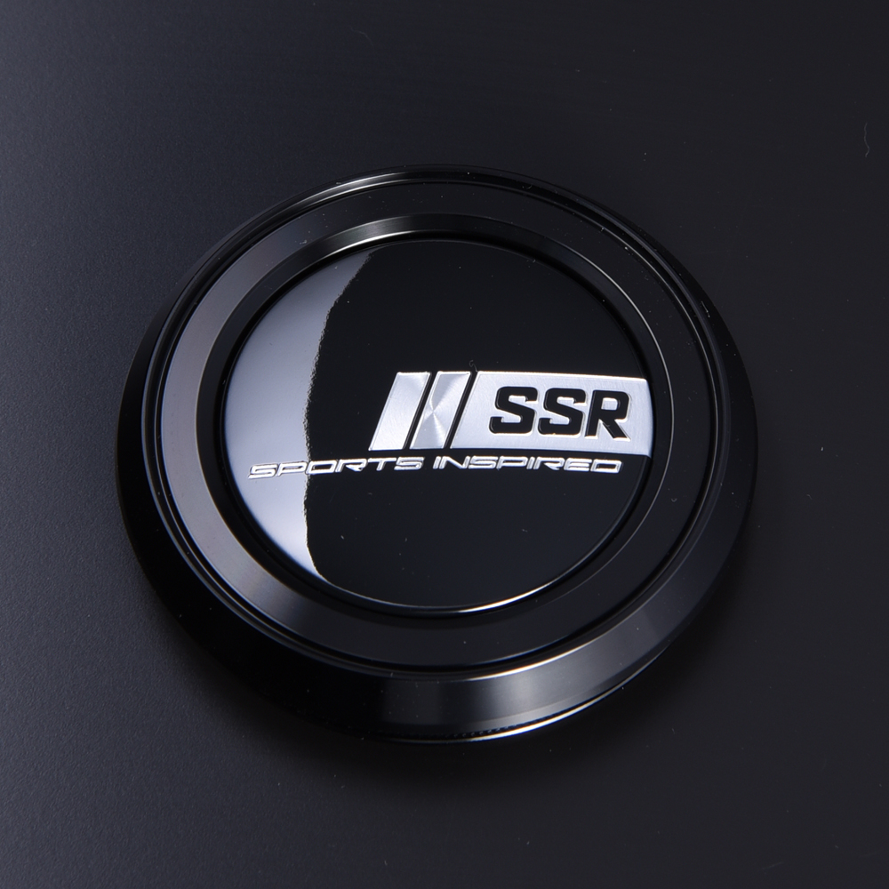 SSR Wheels Aluminum Center Cap Black B-Type *Super Low - SSR Wheels ...