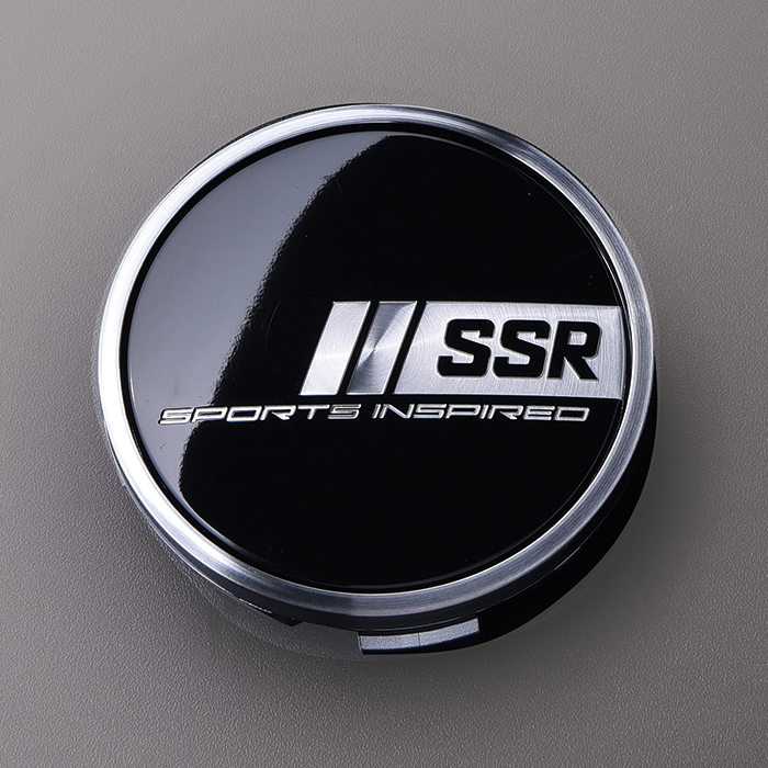 SSR Wheels Aluminum Center Cap Flat B-Type Black - SSR Wheels Shopping Site