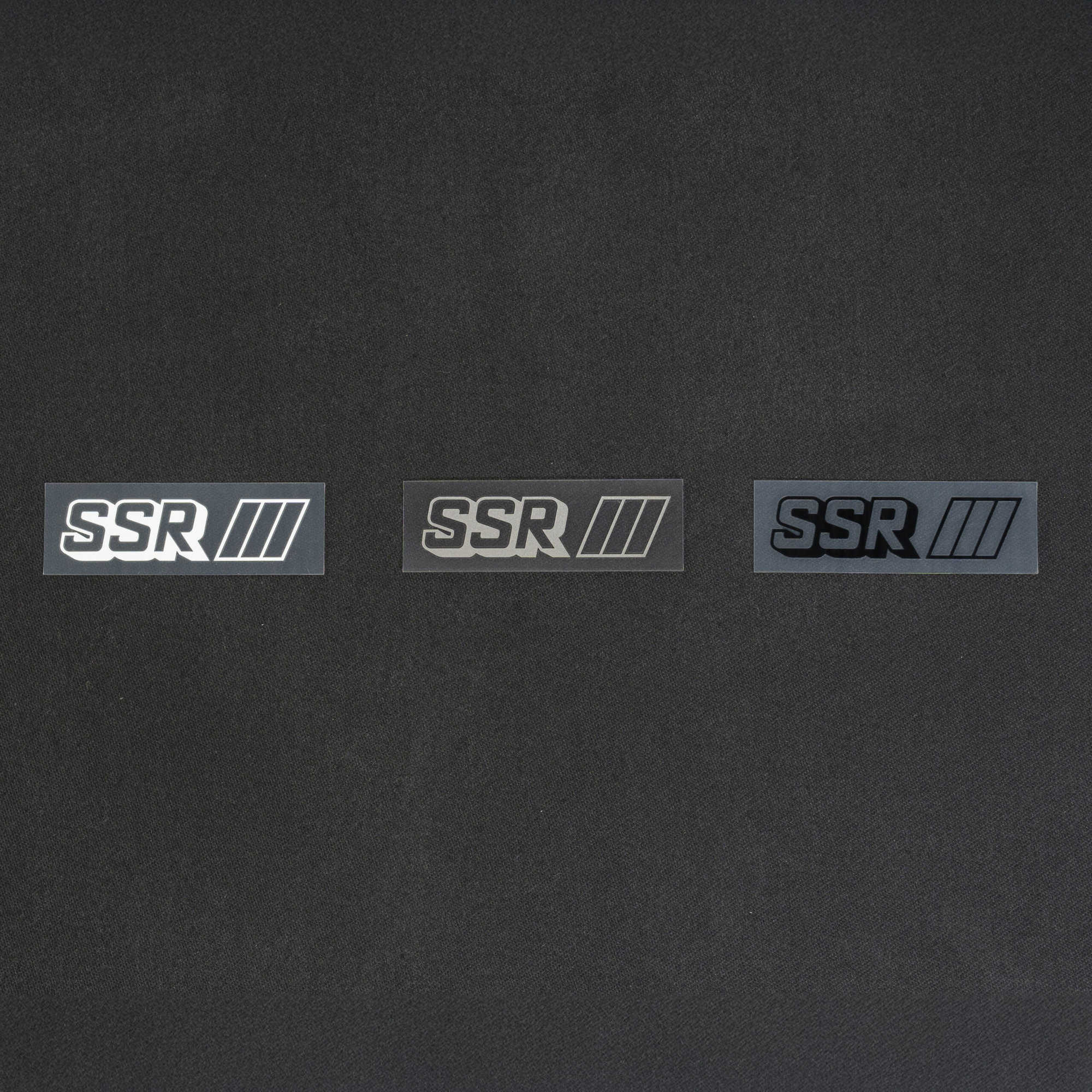 SSR Wheels Sticker White - SSR Wheels Shopping Site