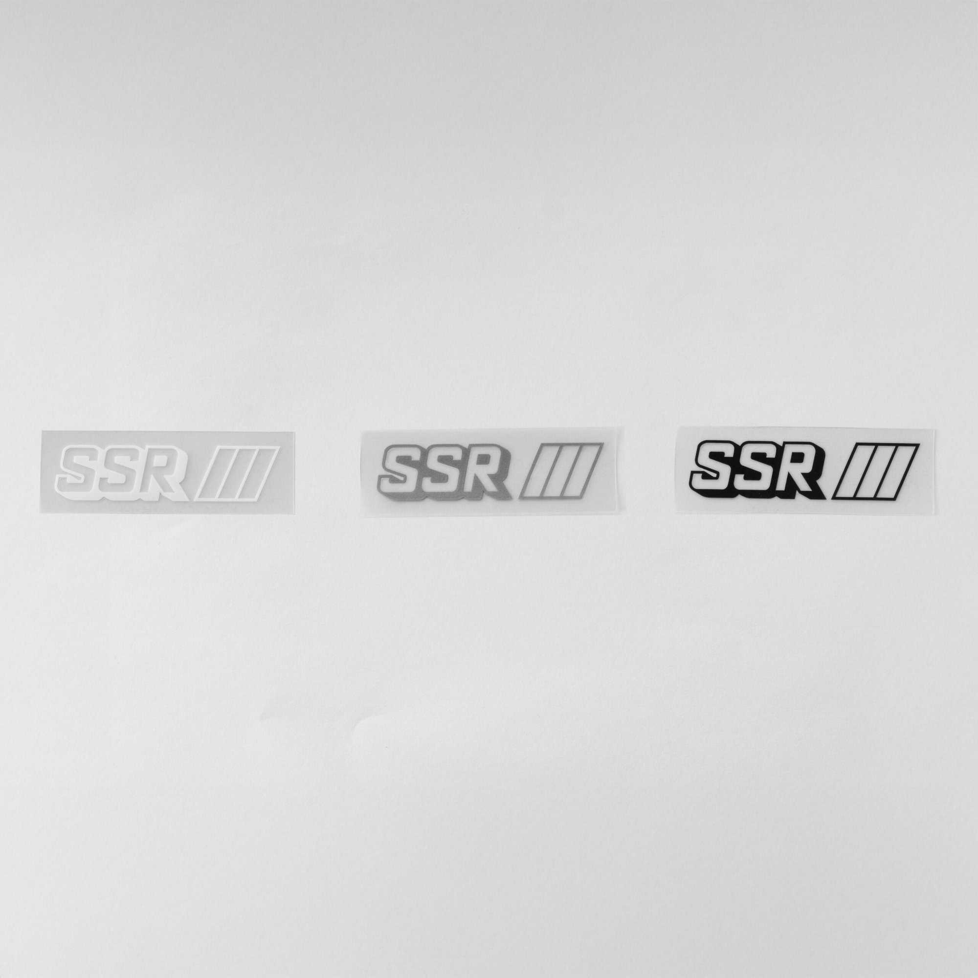 SSR Wheels Sticker Grey - SSR Wheels Shopping Site