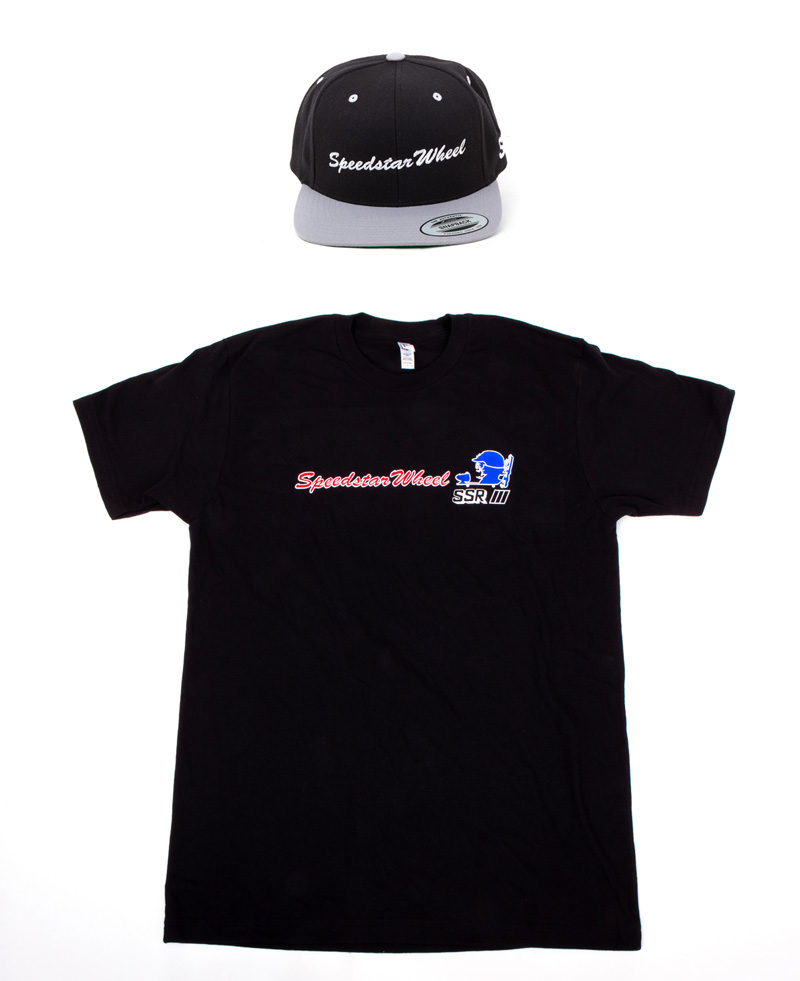 SSR Wheels 50th Anniversary T-Shirt and "Speedstar Wheel" Snapback ...